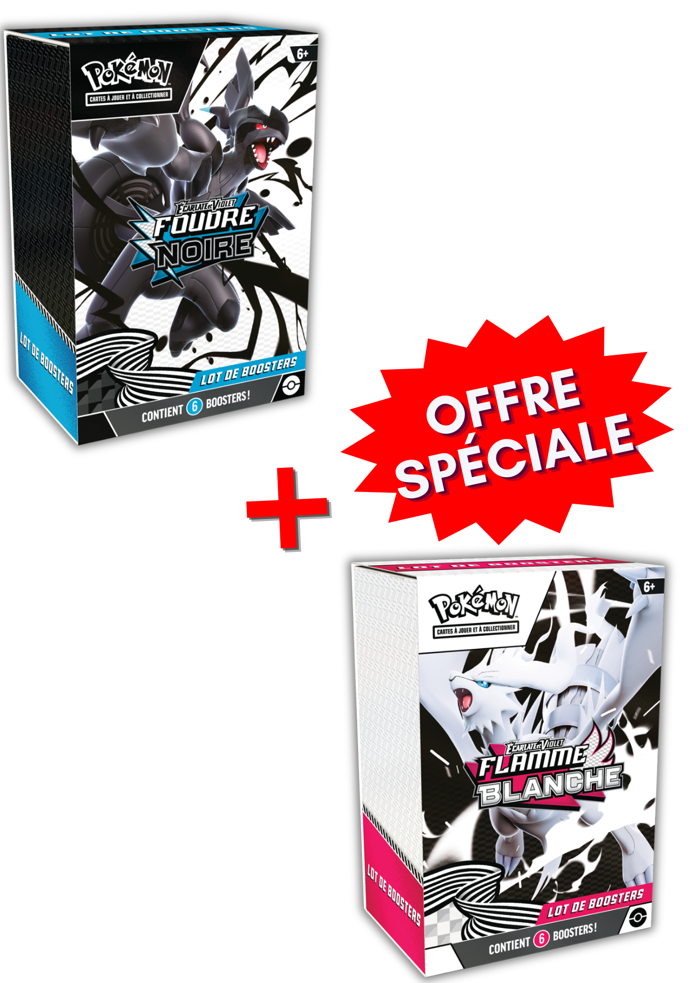 Acheter Lot de 2 Bundle - Écarlate et Violet : Foudre Noire + Flamme ...